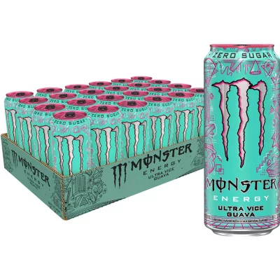 Monster Energy Ultra Vice Guava 16oz/24pk – S and S snacks